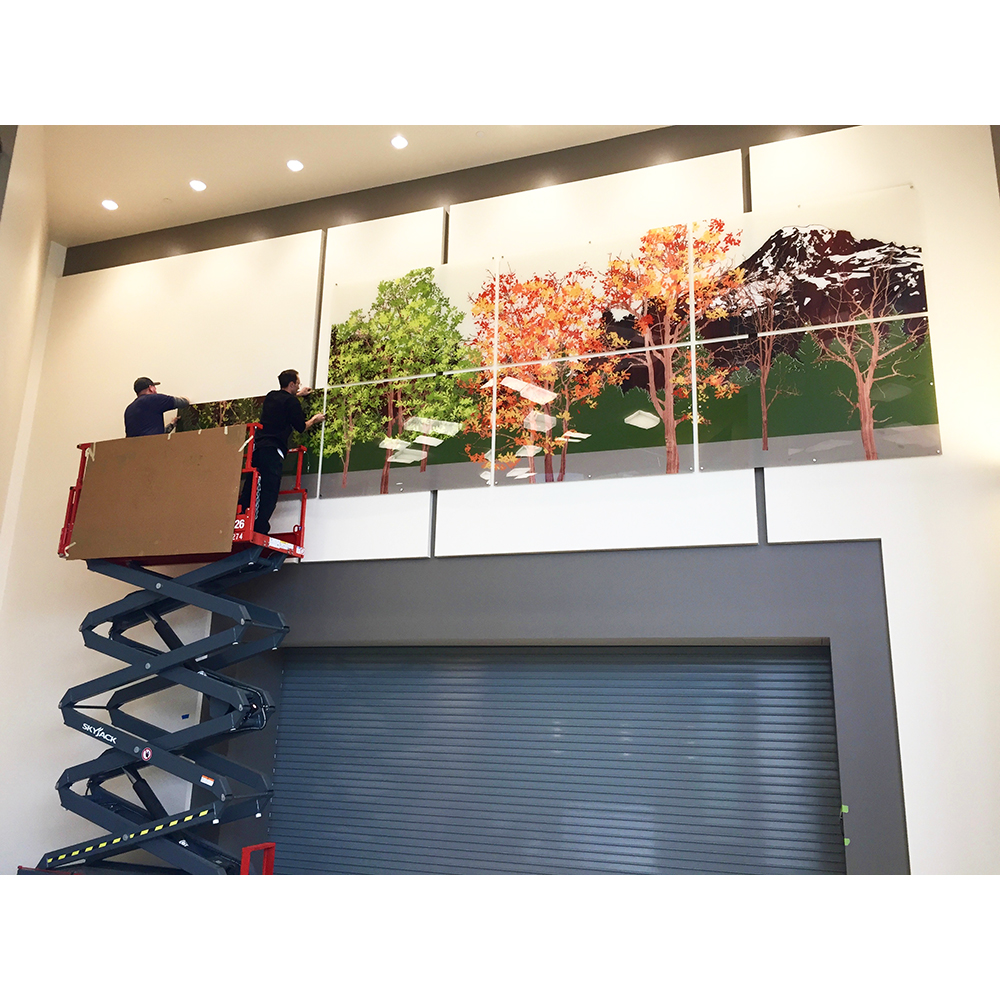 Covington hospital art installation - jefdesigns