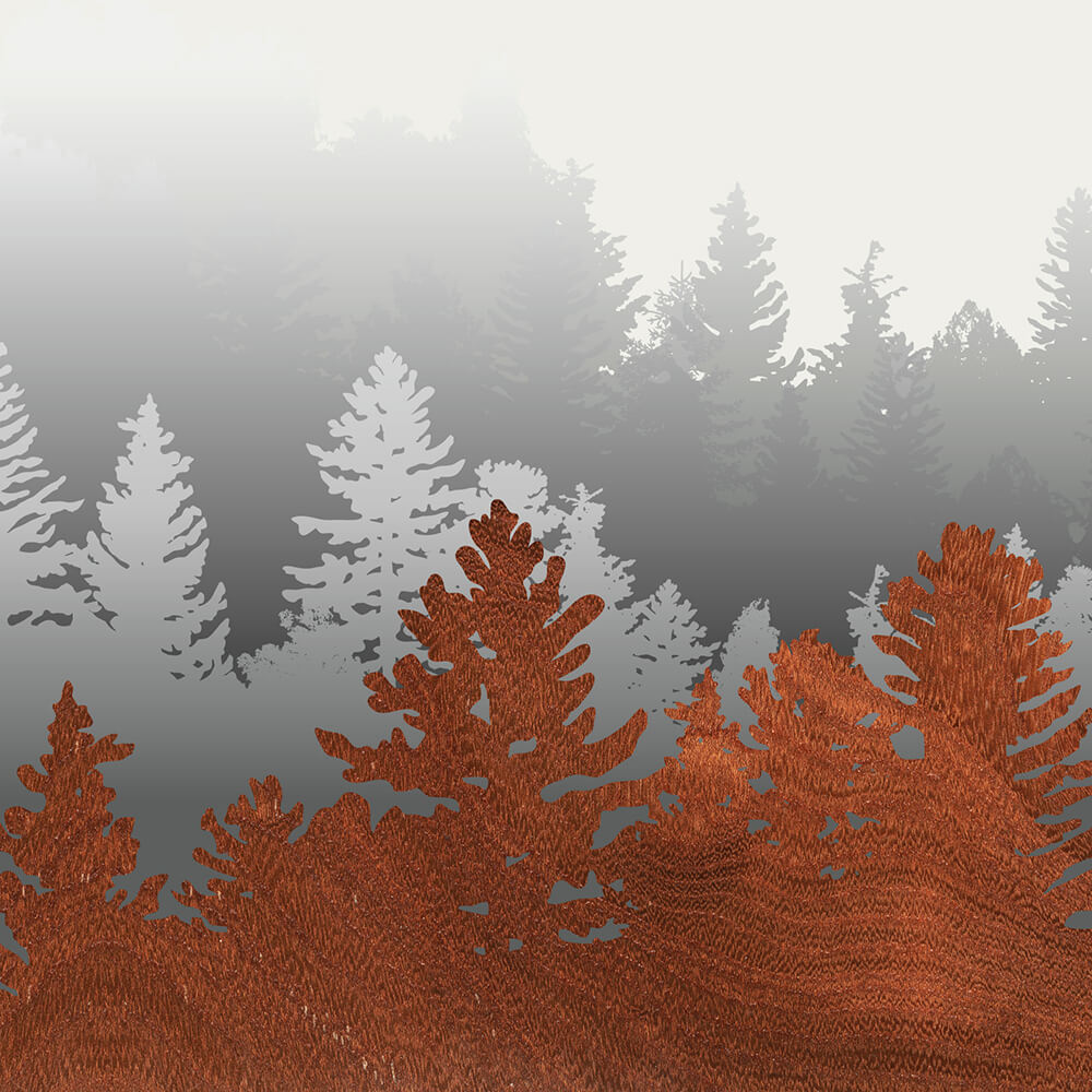 treescape wall Art Print - jefdesigns