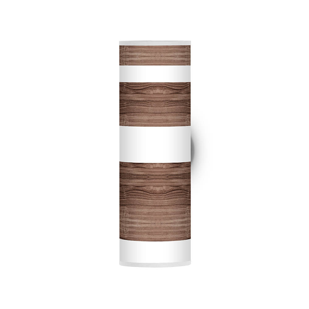 band pattern printed shade column wall sconce - jefdesigns