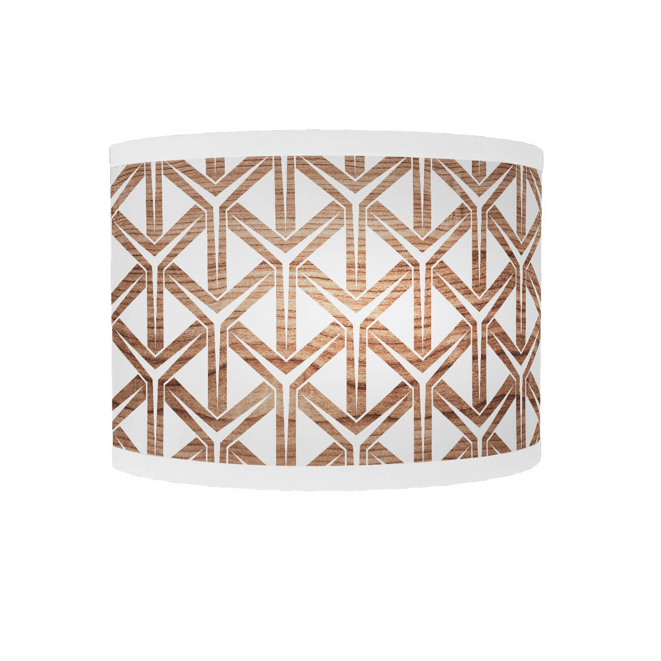 cubist printed shade curve sconce - jefdesigns